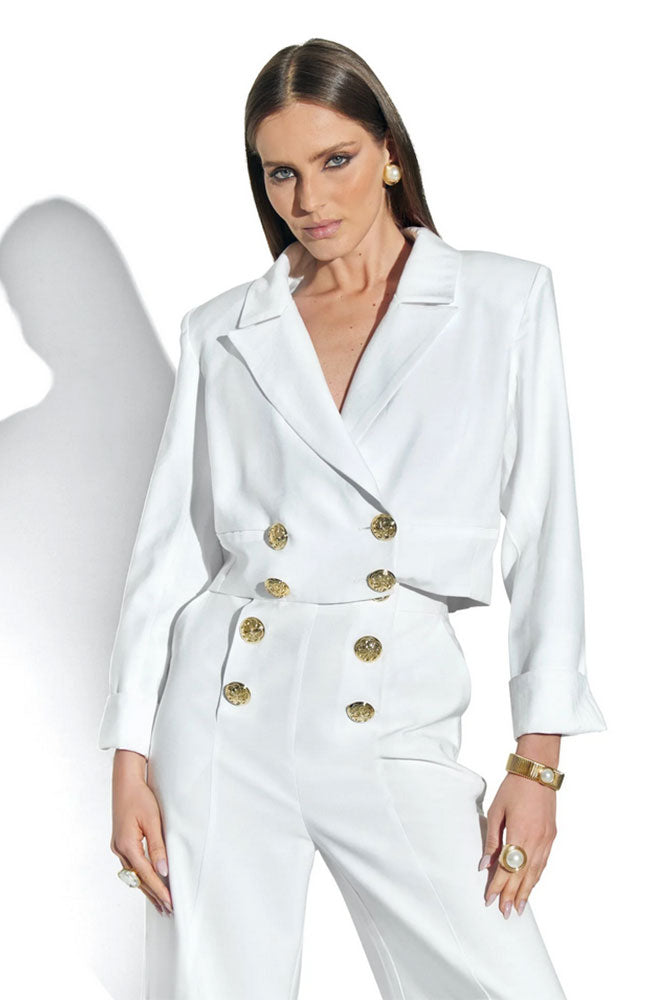 Selene Collared Button Jacket – shoprodeodrive