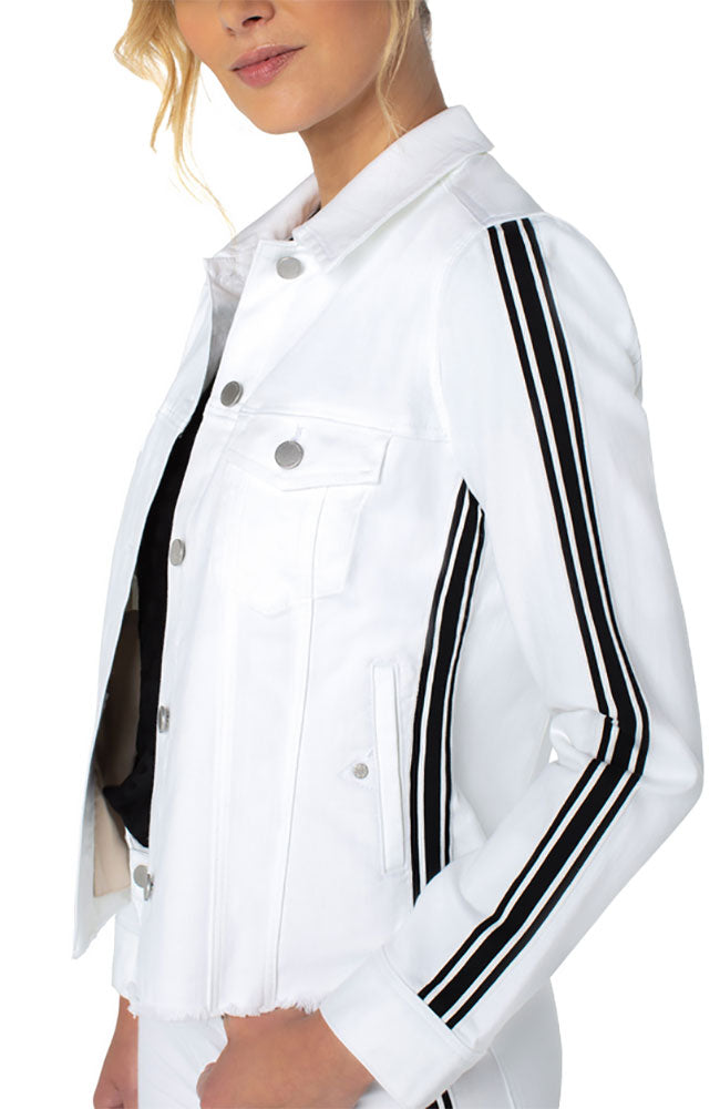 Cut Off Jacket Sports Stripe – shoprodeodrive