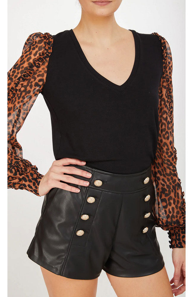 Kalani Leopard Combo Top – shoprodeodrive